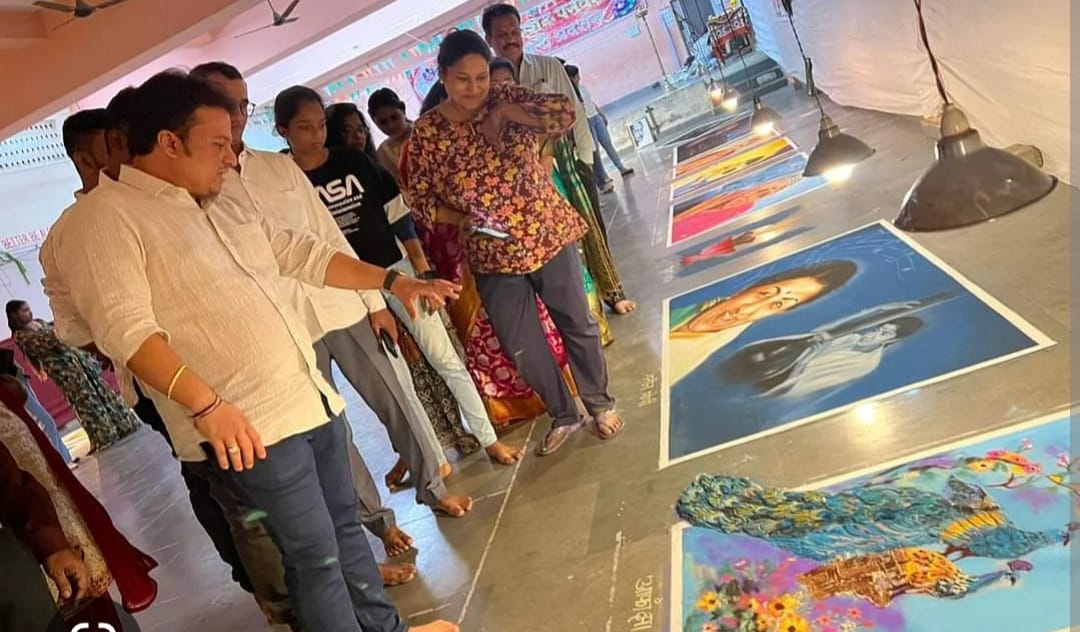 45 Years Of Tradition: Rangoli Exhibition In Panvel By Artists ...
